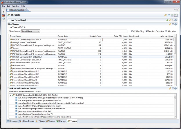 Monitor and profile application with Java Mission Control - Rule of Tech