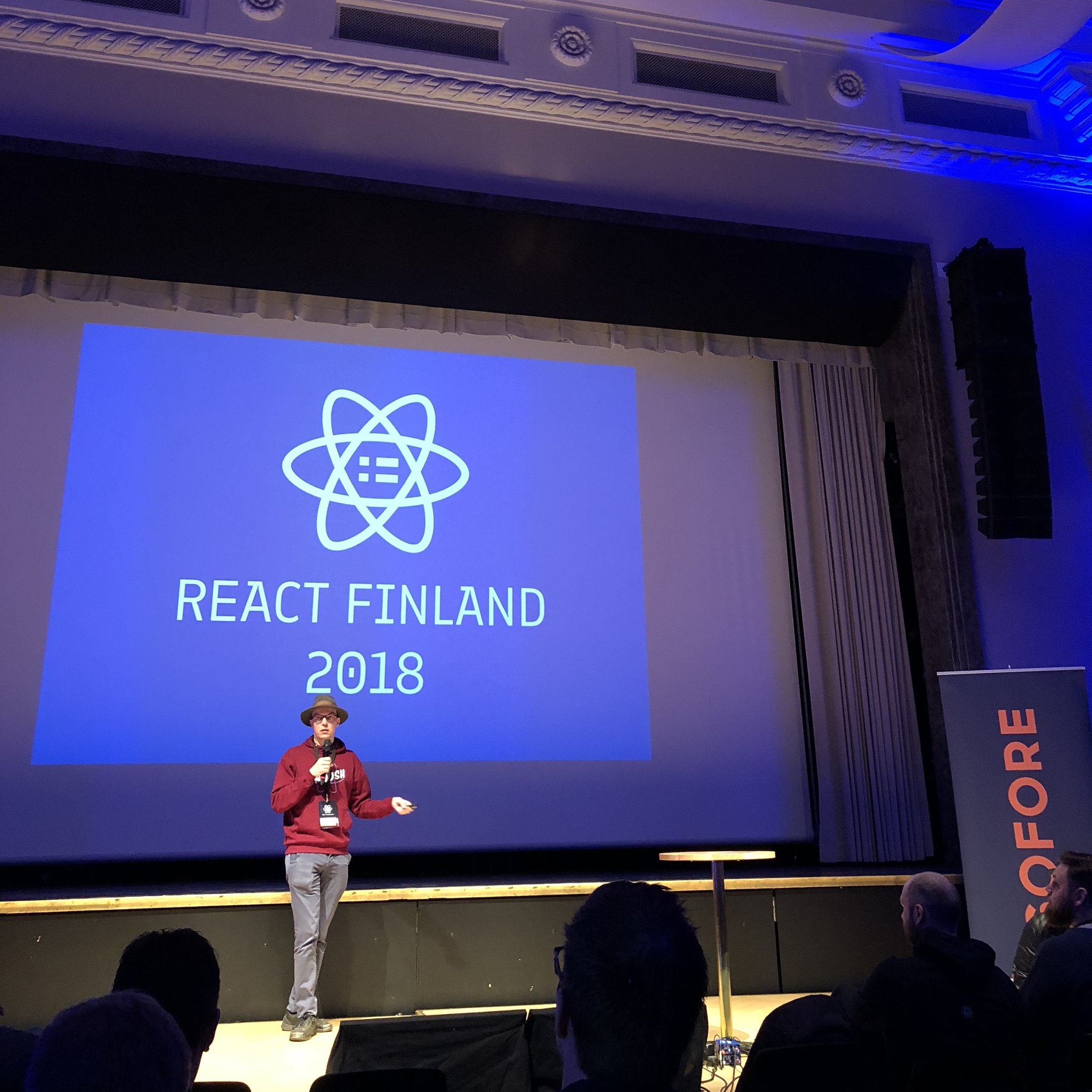 Two days of React Finland 2018: Day one topics of React - Rule of Tech