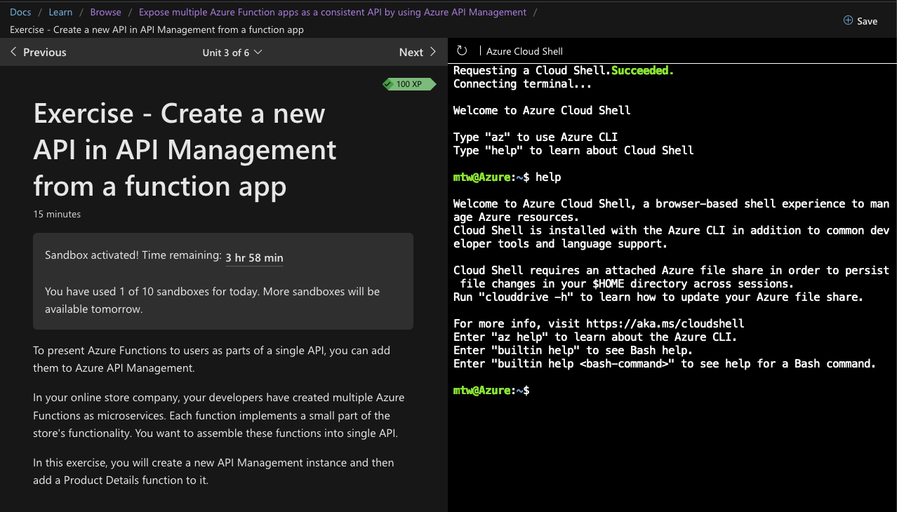 Notes from Microsoft Ignite Azure Developer Challenge - Rule of Tech